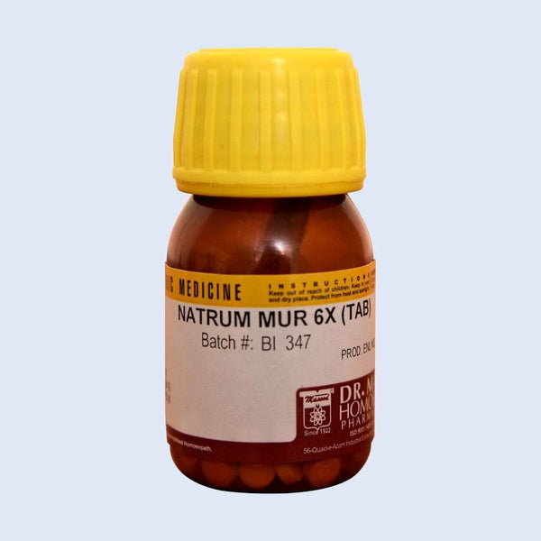 Natrun Muriaticum (Natrum Mur) 6x, 3X, 12X | Bio Chemic Salt | Masood